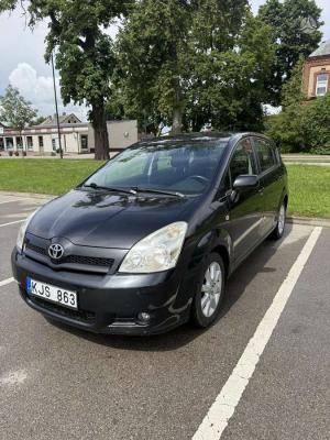 Melns Toyota Corolla Verso 2006 Šilutė, ar dzinēja tilpumu 2.23 L un nobraukumu 275 tūkst. km par 1300 €, foto  vietnē AUTOMOTO.COM.LV