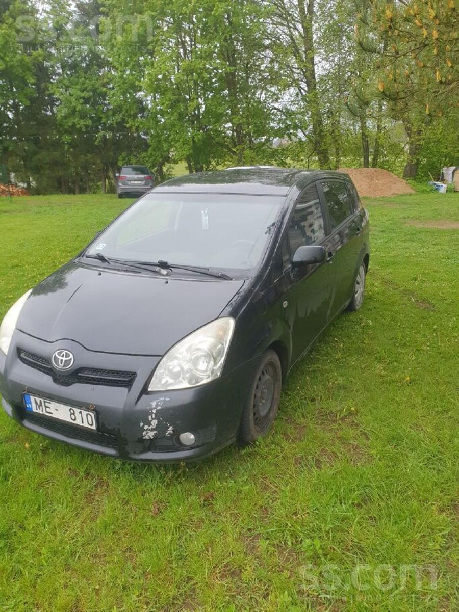 Melns Toyota Corolla Verso 2007 Alūksne, ar dzinēja tilpumu 2.20 L un nobraukumu 480 tūkst. km par 1100 €, foto 3 vietnē AUTOMOTO.COM.LV