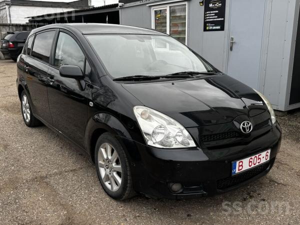 Black Toyota Corolla Verso 2007 in Daugavpils, with an engine capacity of 2.20 L and mileage of 0 thousand km for 1950 €, photo 1 on AUTOMOTO.COM.LV