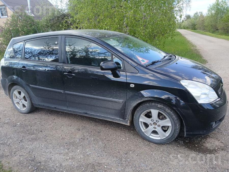 Melns Toyota Corolla Verso 2007 Gulbene, ar dzinēja tilpumu 2.20 L un nobraukumu 349 tūkst. km par 600 €, foto 5 vietnē AUTOMOTO.COM.LV