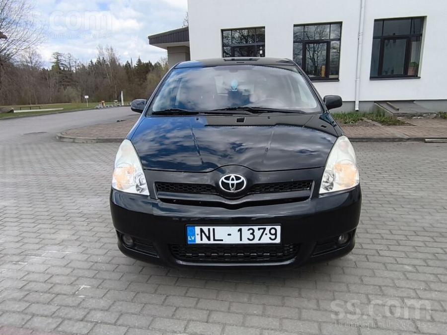 Melns Toyota Corolla Verso 2007 Dobele, ar dzinēja tilpumu 2.20 L un nobraukumu 255 tūkst. km par 1555 €, foto 1 vietnē AUTOMOTO.COM.LV
