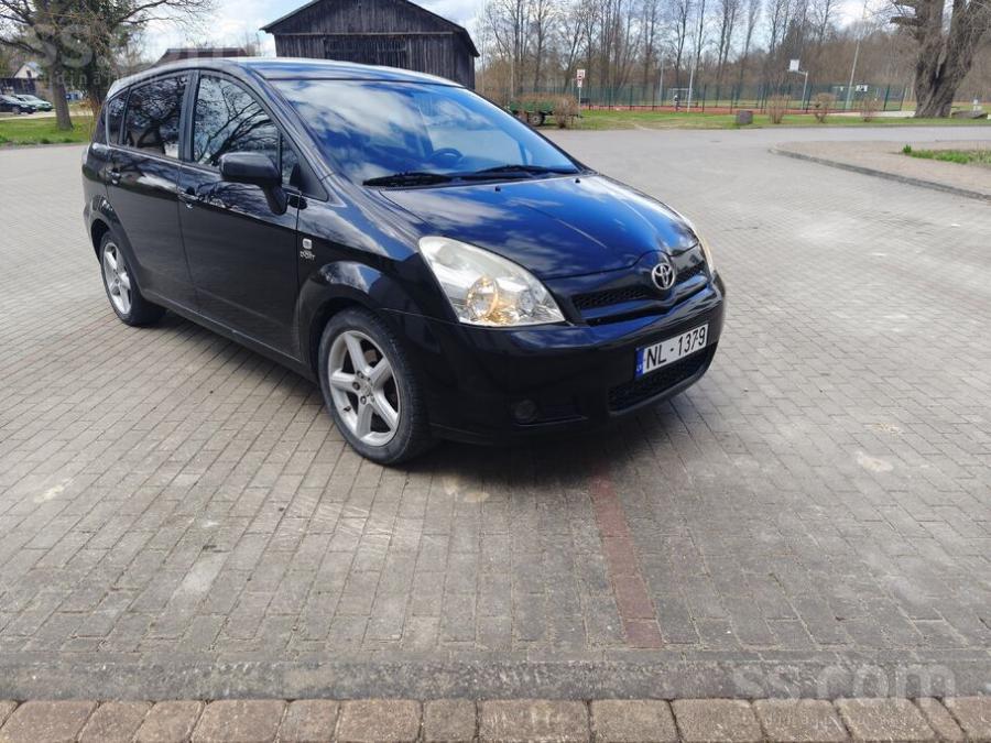 Melns Toyota Corolla Verso 2007 Dobele, ar dzinēja tilpumu 2.20 L un nobraukumu 255 tūkst. km par 1555 €, foto 6 vietnē AUTOMOTO.COM.LV