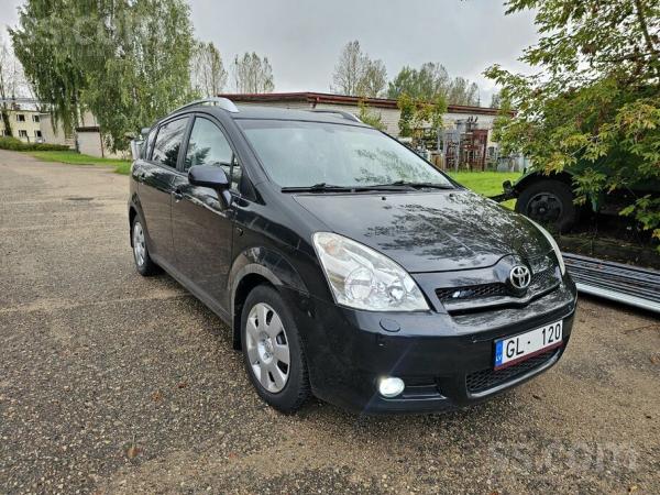 Melns Toyota Corolla Verso 2007 Daugavpils, ar dzinēja tilpumu 1.80 L un nobraukumu 228 tūkst. km par 3550 €, foto 3 vietnē AUTOMOTO.COM.LV