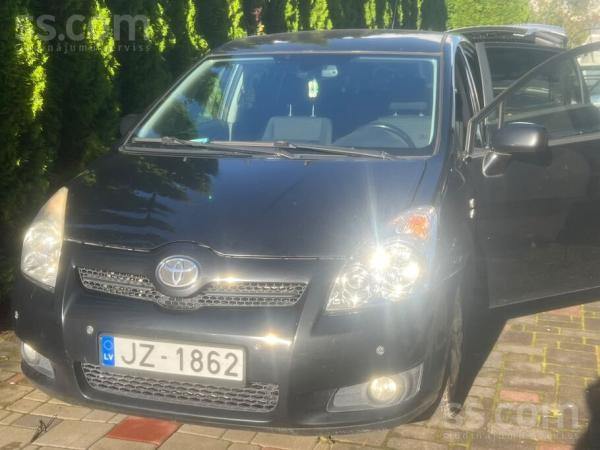 Melns Toyota Corolla Verso 2007 Rīga, ar dzinēja tilpumu 2.20 L un nobraukumu 0 tūkst. km par 1890 €, foto 1 vietnē AUTOMOTO.COM.LV