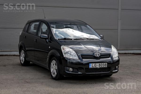 Melns Toyota Corolla Verso 2008 Rīga, ar dzinēja tilpumu 2.20 L un nobraukumu 0 tūkst. km par 3952 €, foto 3 vietnē AUTOMOTO.COM.LV