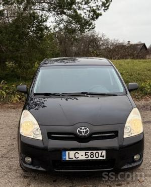Melns Toyota Corolla Verso 2008 Valmiera, ar dzinēja tilpumu 2.20 L un nobraukumu 262 tūkst. km par 2500 €, foto  vietnē AUTOMOTO.COM.LV