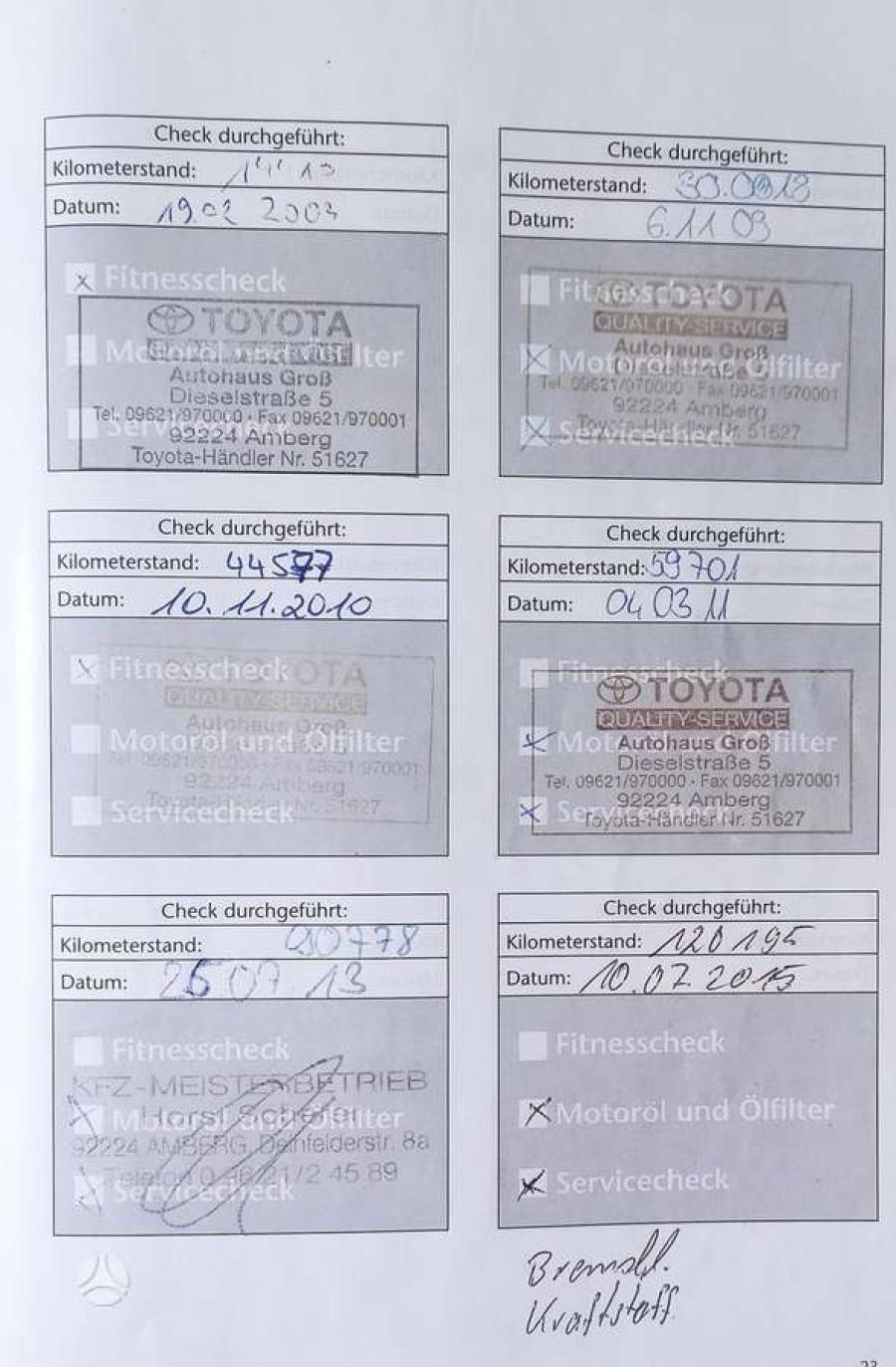 Черный Тойота Королла Версо 2008 в Кретинга, объемом двигателя 2.23 л и пробегом 168 тыс. км за 2779 €, фото 12 на AUTOMOTO.COM.LV