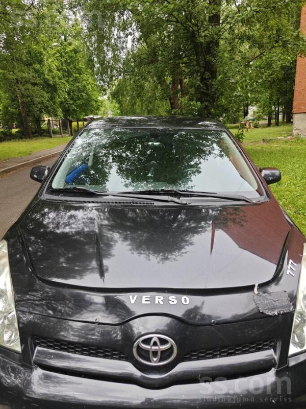 Melns Toyota Corolla Verso 2006 Rīga, ar dzinēja tilpumu 2.20 L un nobraukumu 390 tūkst. km par 1500 €, foto 8 vietnē AUTOMOTO.COM.LV