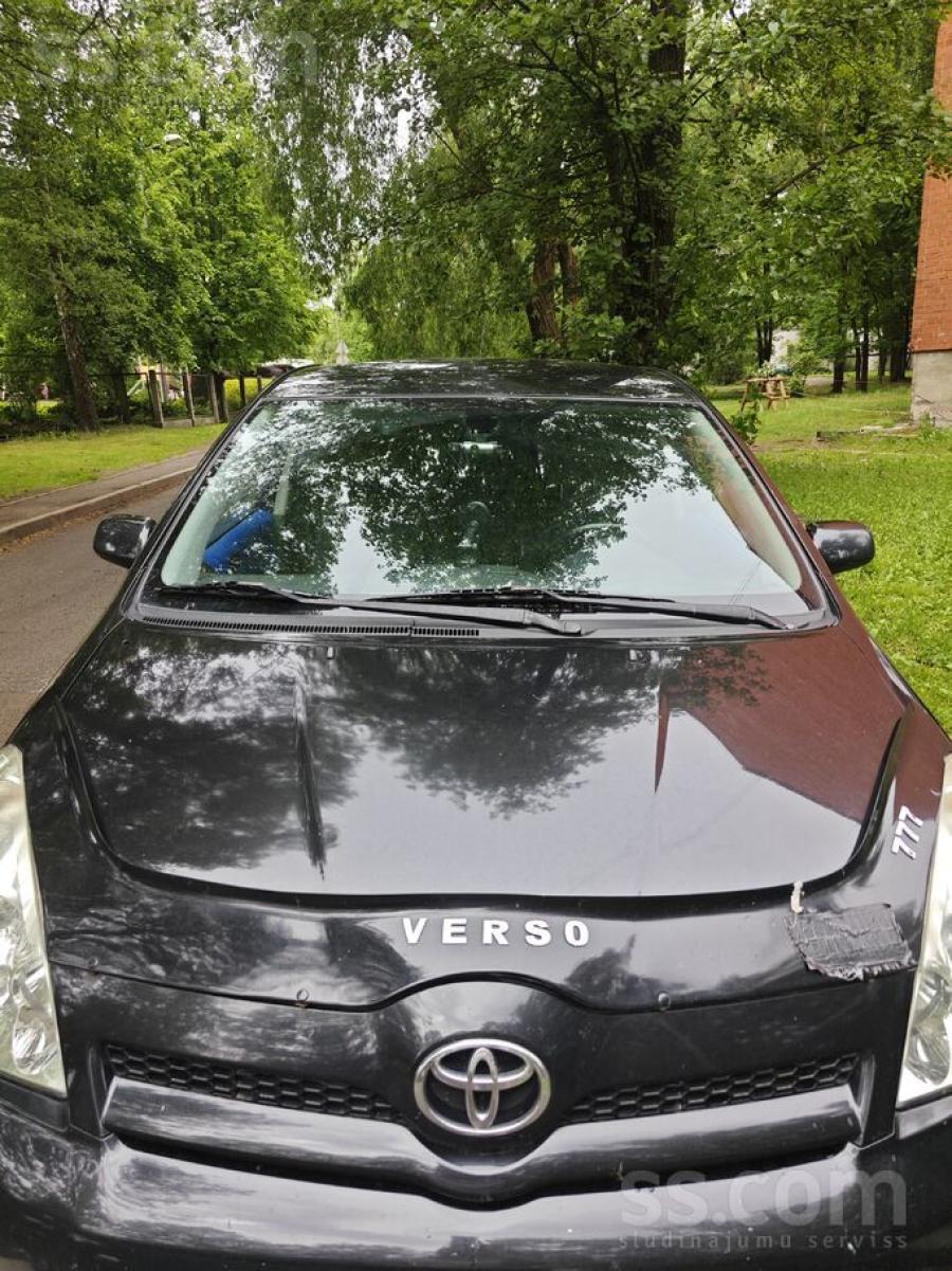 Melns Toyota Corolla Verso 2006 Rīga, ar dzinēja tilpumu 2.20 L un nobraukumu 390 tūkst. km par 1500 €, foto 9 vietnē AUTOMOTO.COM.LV