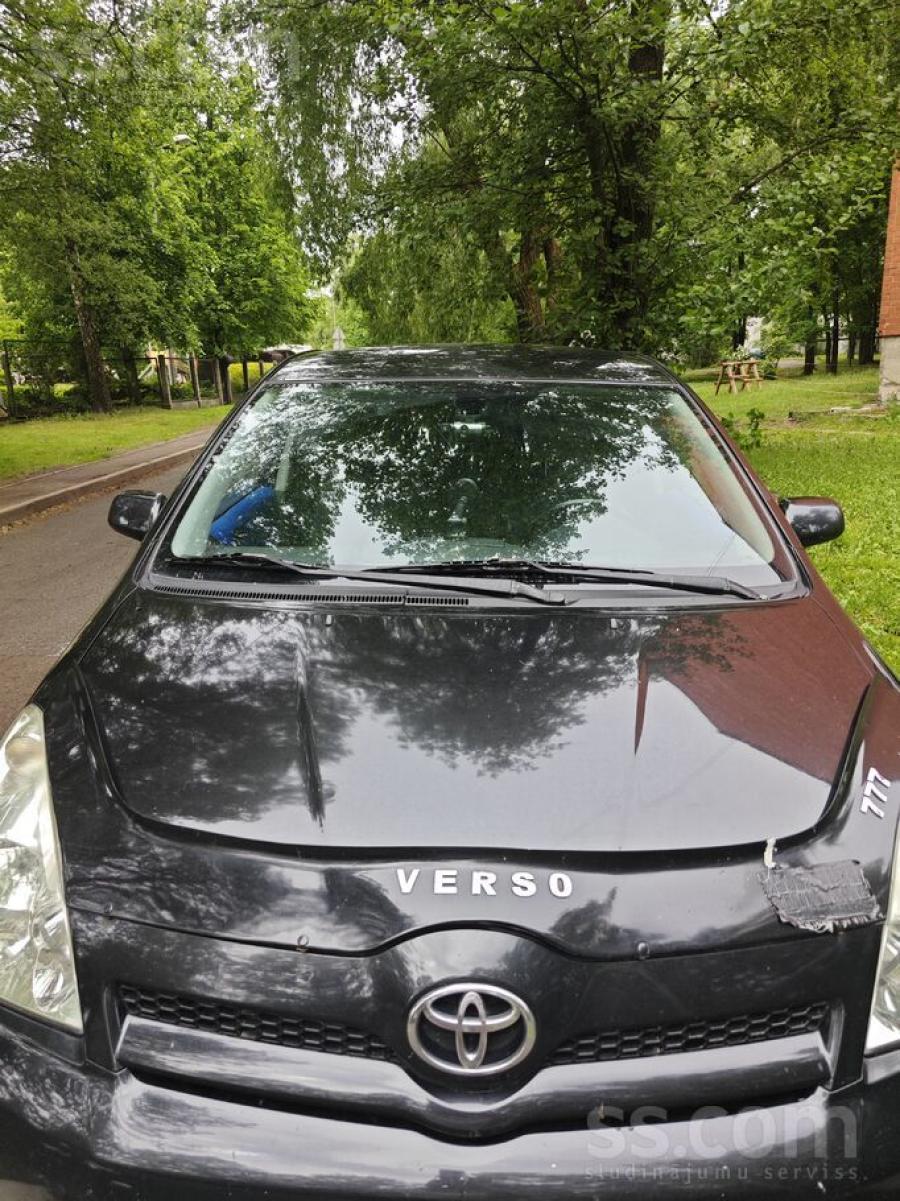 Melns Toyota Corolla Verso 2006 Rīga, ar dzinēja tilpumu 2.20 L un nobraukumu 390 tūkst. km par 1500 €, foto 9 vietnē AUTOMOTO.COM.LV