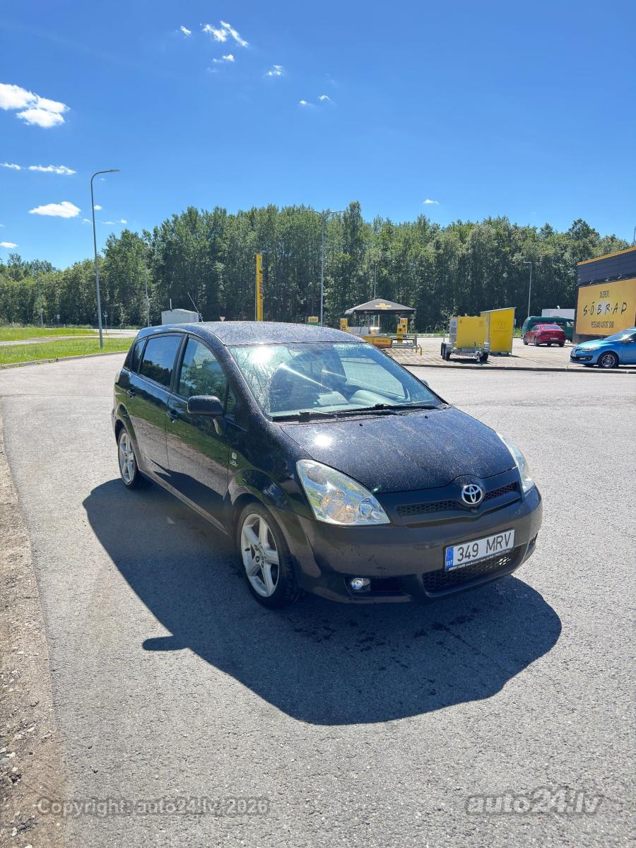 Melns Toyota Corolla Verso 2007 Veru, ar dzinēja tilpumu 2.20 L un nobraukumu 279 tūkst. km par 3000 €, foto 1 vietnē AUTOMOTO.COM.LV
