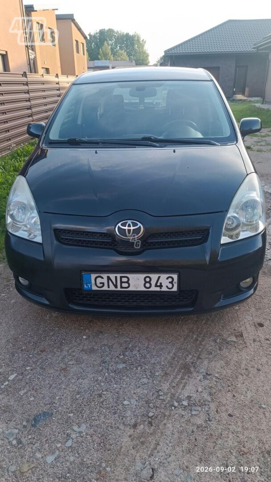 Melns Toyota Corolla Verso 2008 Kauņa, ar dzinēja tilpumu 2.20 L un nobraukumu 228 tūkst. km par 2450 €, foto 3 vietnē AUTOMOTO.COM.LV
