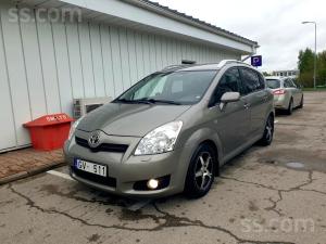 Brown Toyota Corolla Verso 2007 in Riga, with an engine capacity of 1.80 L and mileage of 270 thousand km for 2390 €, photo  on AUTOMOTO.COM.LV