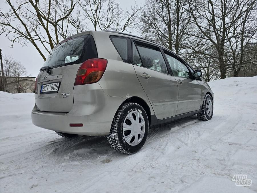 Pelēks Toyota Corolla Verso 2003 Radviliškis, ar dzinēja tilpumu 2.00 L un nobraukumu 312 tūkst. km par 1290 €, foto 8 vietnē AUTOMOTO.COM.LV