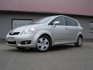 Pelēks Toyota Corolla Verso 2008 Sigulda, ar dzinēja tilpumu 1.80 L un nobraukumu 216 tūkst. km par 5650 €, foto  vietnē AUTOMOTO.COM.LV