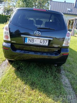 Grey Toyota Corolla Verso 2008 in Limbazi, with an engine capacity of 2.20 L and mileage of 292 thousand km for 1900 €, photo 8 on AUTOMOTO.COM.LV