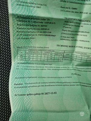 Pelēks Toyota Corolla Verso 2009 Kauņa, ar dzinēja tilpumu 2.20 L un nobraukumu 200 tūkst. km par 2650 €, foto 9 vietnē AUTOMOTO.COM.LV