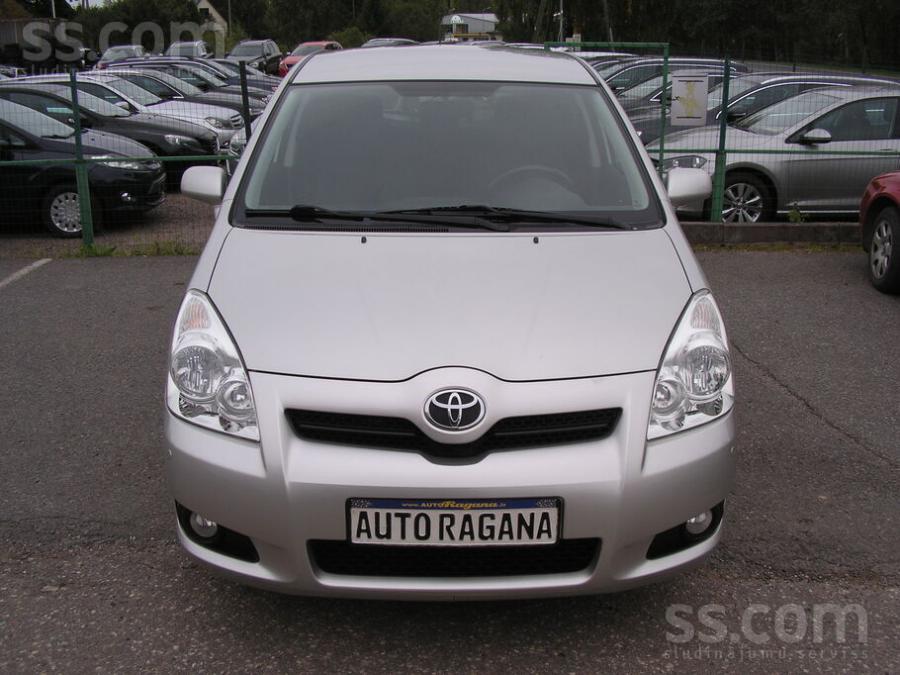 Pelēks Toyota Corolla Verso 2009 Rīga, ar dzinēja tilpumu 1.80 L un nobraukumu 0 tūkst. km par 5950 €, foto 6 vietnē AUTOMOTO.COM.LV