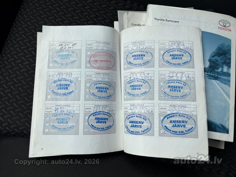 Серый Тойота Королла Версо 2008 в Выру, объемом двигателя 1.80 л и пробегом 253 тыс. км за 2490 €, фото 15 на AUTOMOTO.COM.LV
