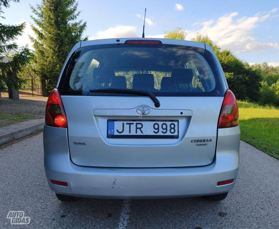 Toyota Corolla Verso 2003 Jonava, ar dzinēja tilpumu 1.60 L un nobraukumu 228 tūkst. km par 1190 €, foto 14 vietnē AUTOMOTO.COM.LV