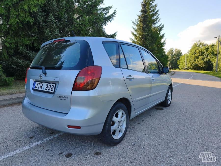 Toyota Corolla Verso 2003 Jonava, ar dzinēja tilpumu 1.60 L un nobraukumu 228 tūkst. km par 1190 €, foto 15 vietnē AUTOMOTO.COM.LV