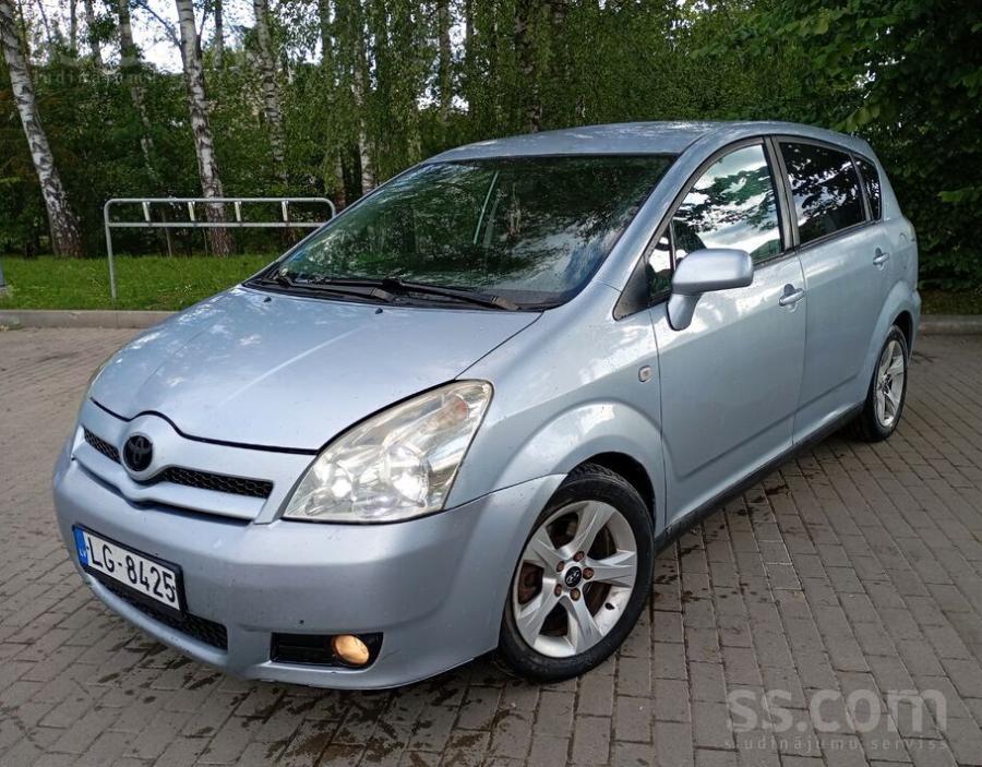 Toyota Corolla Verso 2006 Dobele, ar dzinēja tilpumu 2.20 L un nobraukumu 0 tūkst. km par 1000 €, foto 1 vietnē AUTOMOTO.COM.LV