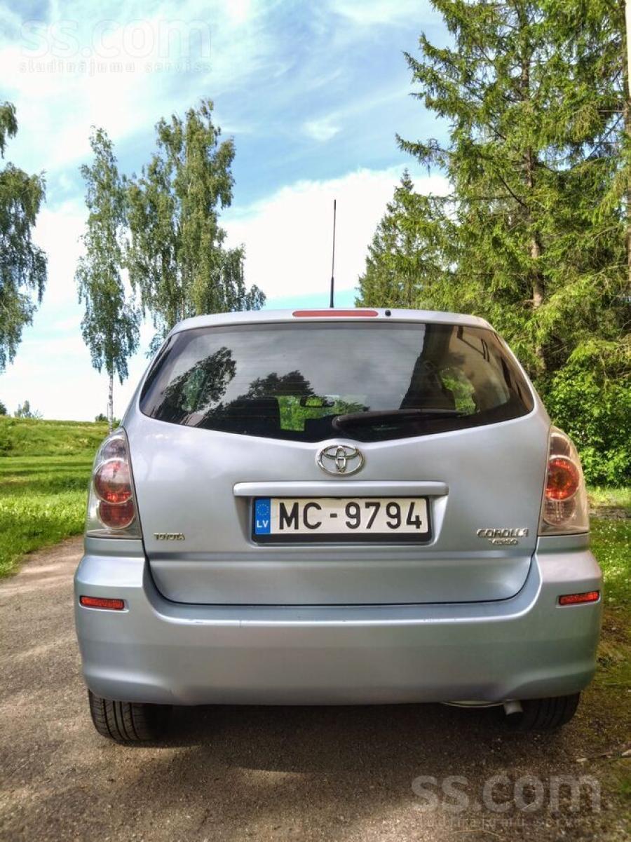 Toyota Corolla Verso 2006 Daugavpils, ar dzinēja tilpumu 1.60 L un nobraukumu 261 tūkst. km par 3850 €, foto 14 vietnē AUTOMOTO.COM.LV