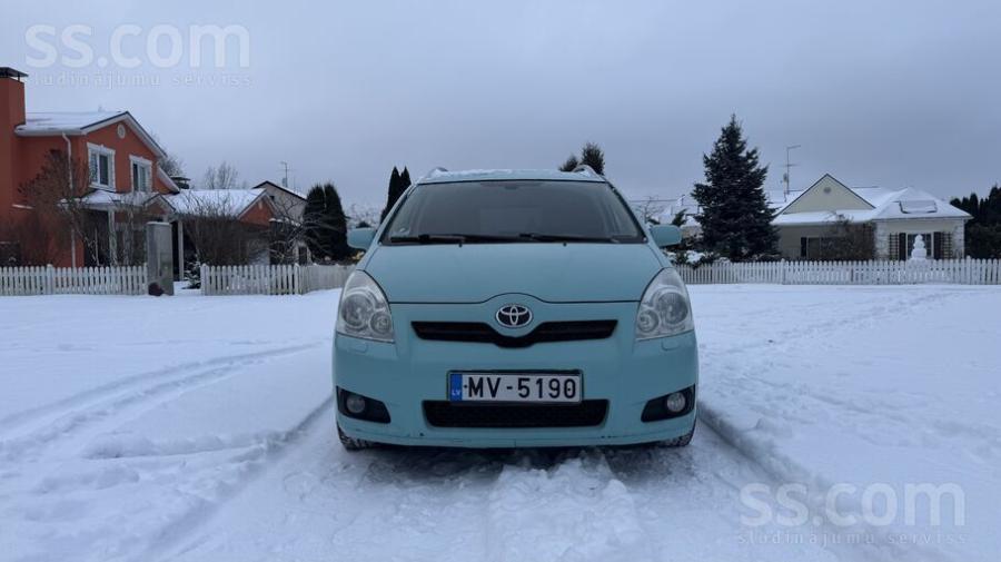 Toyota Corolla Verso 2007 Rīga, ar dzinēja tilpumu 2.20 L un nobraukumu 225 tūkst. km par 1450 €, foto 2 vietnē AUTOMOTO.COM.LV