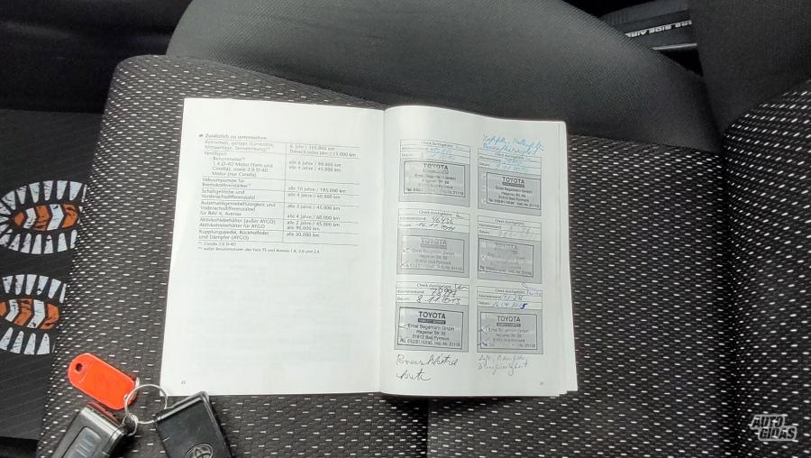 Тойота Королла Версо 2009 в Кретинга, объемом двигателя 2.20 л и пробегом 175 тыс. км за 3950 €, фото 23 на AUTOMOTO.COM.LV