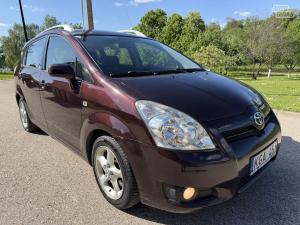 Violet Toyota Corolla Verso 2007 in Alytus, with an engine capacity of 2.20 L and mileage of 330 thousand km for 2350 €, photo 20 on AUTOMOTO.COM.LV