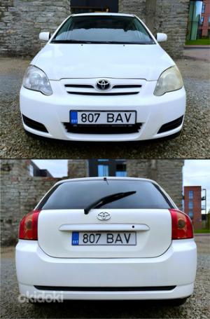 Balts Toyota Corolla 2005 Tallina, ar dzinēja tilpumu 1.40 L un nobraukumu 345 tūkst. km par 699 €, foto 7 vietnē AUTOMOTO.COM.LV
