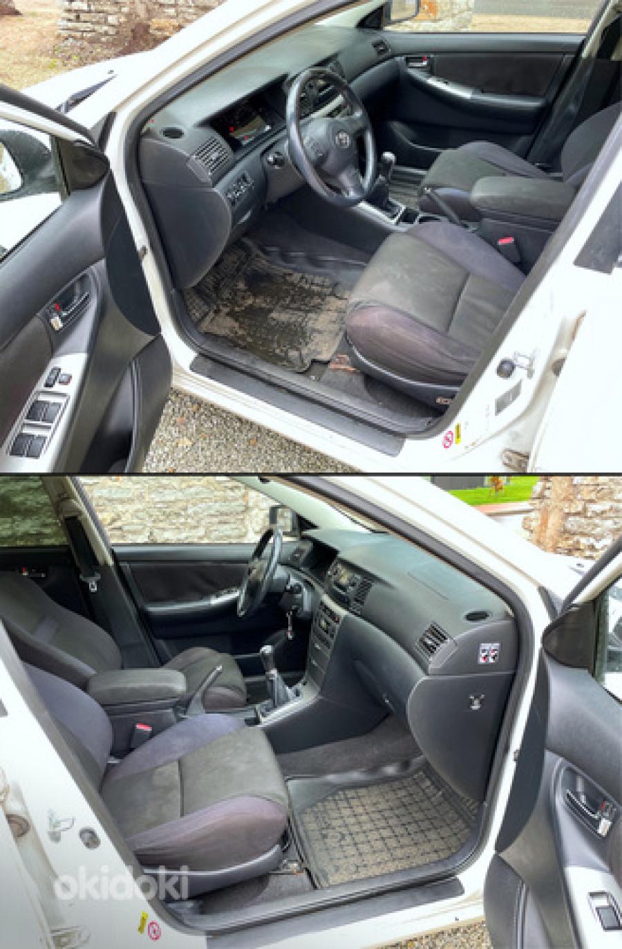 Balts Toyota Corolla 2005 Tallina, ar dzinēja tilpumu 1.40 L un nobraukumu 345 tūkst. km par 699 €, foto 10 vietnē AUTOMOTO.COM.LV