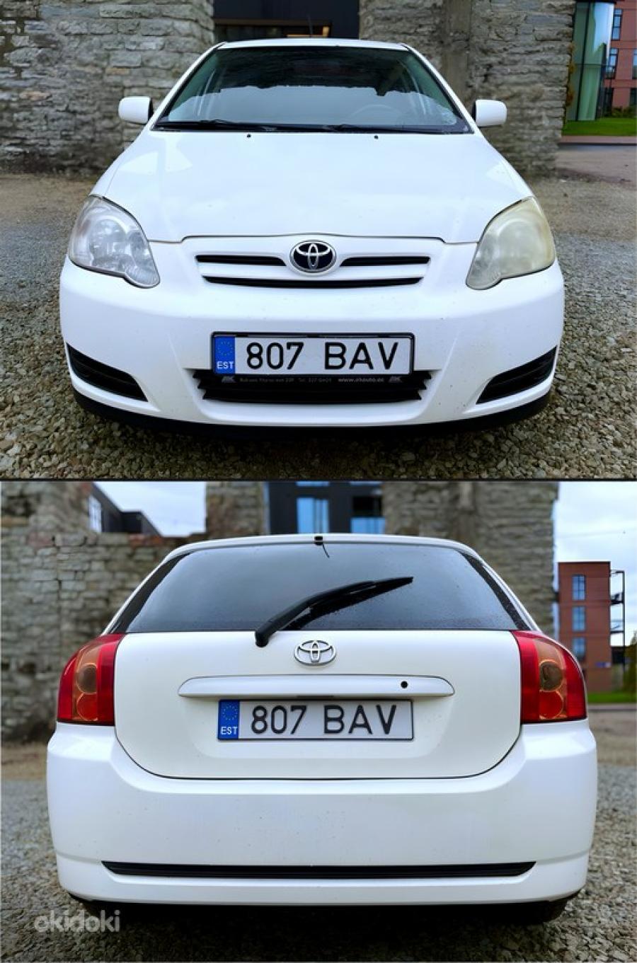 Balts Toyota Corolla 2005 Tallina, ar dzinēja tilpumu 1.40 L un nobraukumu 345 tūkst. km par 699 €, foto 22 vietnē AUTOMOTO.COM.LV