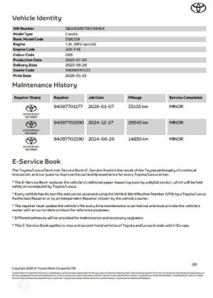 White Toyota Corolla 2023 in Siauliai, with an engine capacity of 1.80 L and mileage of 33 thousand km for 21500 €, photo 28 on AUTOMOTO.COM.LV