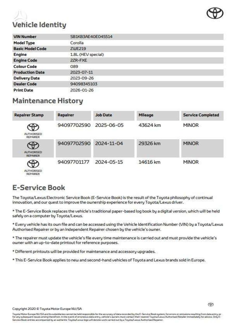 Balts Toyota Corolla 2023 Šauļi, ar dzinēja tilpumu 1.80 L un nobraukumu 53 tūkst. km par 21500 €, foto 26 vietnē AUTOMOTO.COM.LV
