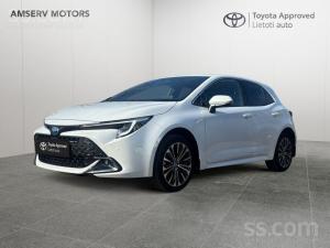 White Toyota Corolla 2023 in Riga, with an engine capacity of 1.80 L and mileage of 61 thousand km for 22500 €, photo  on AUTOMOTO.COM.LV