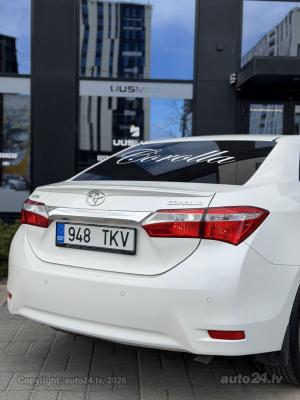 White Toyota Corolla 2014 in Tallinn, with an engine capacity of 1.60 L and mileage of 127 thousand km for 9200 €, photo 5 on AUTOMOTO.COM.LV