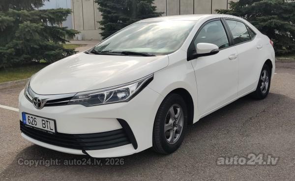 White Toyota Corolla 2017 in Tallinn, with an engine capacity of 1.60 L and mileage of 282 thousand km for 6990 €, photo 1 on AUTOMOTO.COM.LV