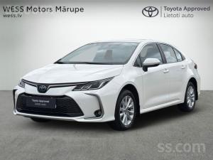 White Toyota Corolla 2024 in Riga, with an engine capacity of 1.80 L and mileage of 20 thousand km for 23590 €, photo 1 on AUTOMOTO.COM.LV