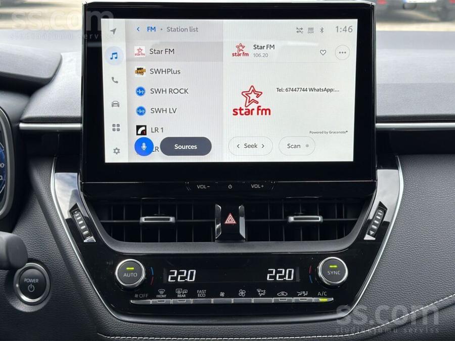 Balts Toyota Corolla 2024 Rīga, ar dzinēja tilpumu 1.80 L un nobraukumu 20 tūkst. km par 23590 €, foto 15 vietnē AUTOMOTO.COM.LV