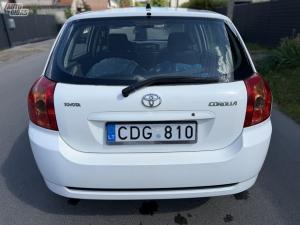 White Toyota Corolla 2006 in Kaunas, with an engine capacity of 1.60 L and mileage of 275 thousand km for 2200 €, photo 8 on AUTOMOTO.COM.LV