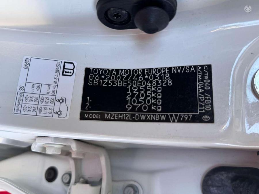 Balts Toyota Corolla 2020 Šauļi, ar dzinēja tilpumu 1.99 L un nobraukumu 71 tūkst. km par 19800 €, foto 30 vietnē AUTOMOTO.COM.LV