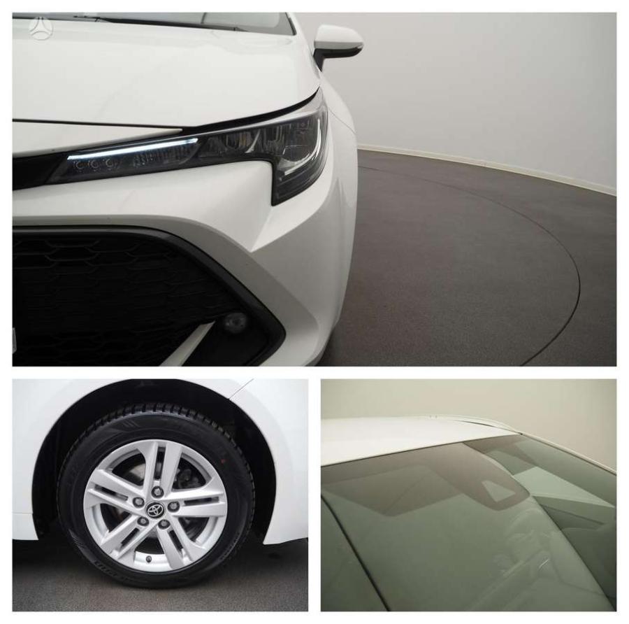 White Toyota Corolla 2020 in Vilnius, with an engine capacity of 1.20 L and mileage of 159 thousand km for 12500 €, photo 8 on AUTOMOTO.COM.LV