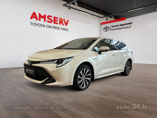 White Toyota Corolla 2021 in Parnu, with an engine capacity of 1.80 L and mileage of 98 thousand km for 18490 €, photo 1 on AUTOMOTO.COM.LV