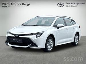 White Toyota Corolla 2023 in Riga, with an engine capacity of 1.80 L and mileage of 73 thousand km for 22990 €, photo  on AUTOMOTO.COM.LV