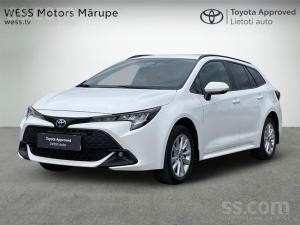 White Toyota Corolla 2024 in Riga, with an engine capacity of 1.80 L and mileage of 76 thousand km for 23990 €, photo  on AUTOMOTO.COM.LV