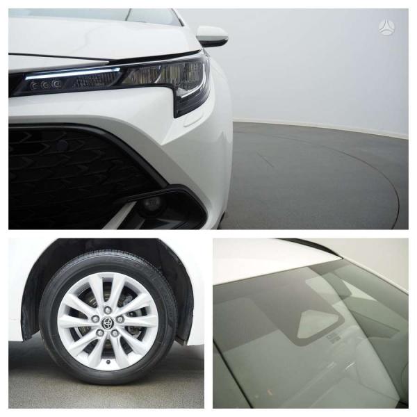 White Toyota Corolla 2024 in Vilnius, with an engine capacity of 1.80 L and mileage of 54 thousand km for 22200 €, photo 7 on AUTOMOTO.COM.LV