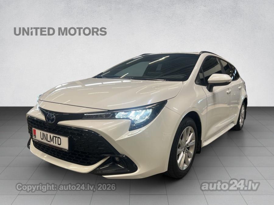 White Toyota Corolla 2024 in Tallinn, with an engine capacity of 1.80 L and mileage of 61 thousand km for 23900 €, photo 1 on AUTOMOTO.COM.LV