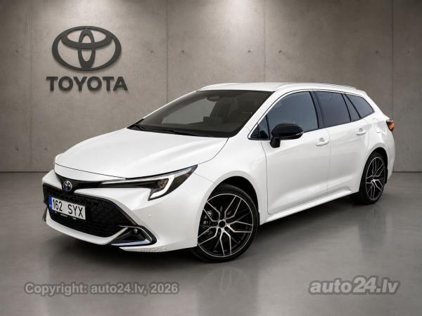 White Toyota Corolla 2026 in Tallinn, with an engine capacity of 1.80 L and mileage of 2 thousand km for 32990 €, photo 1 on AUTOMOTO.COM.LV