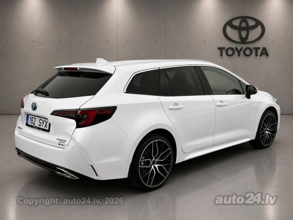 White Toyota Corolla 2026 in Tallinn, with an engine capacity of 1.80 L and mileage of 2 thousand km for 32990 €, photo 4 on AUTOMOTO.COM.LV